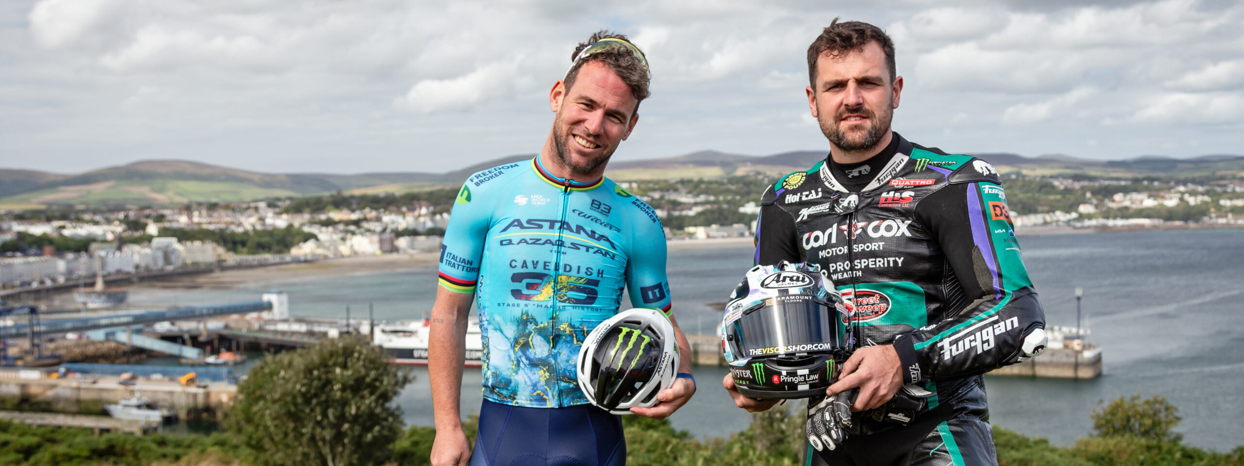 Legends Unite - Michael Dunlop and Sir Mark Cavendish Meet - Isle of ...